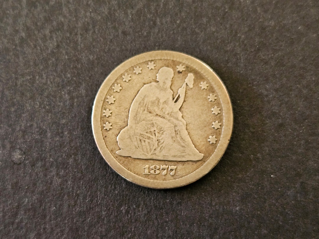 1877 Carson City Quarter Dollar - Etsy