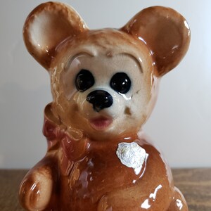 Royal Copley Ceramic Teddy Bear Vase - Etsy