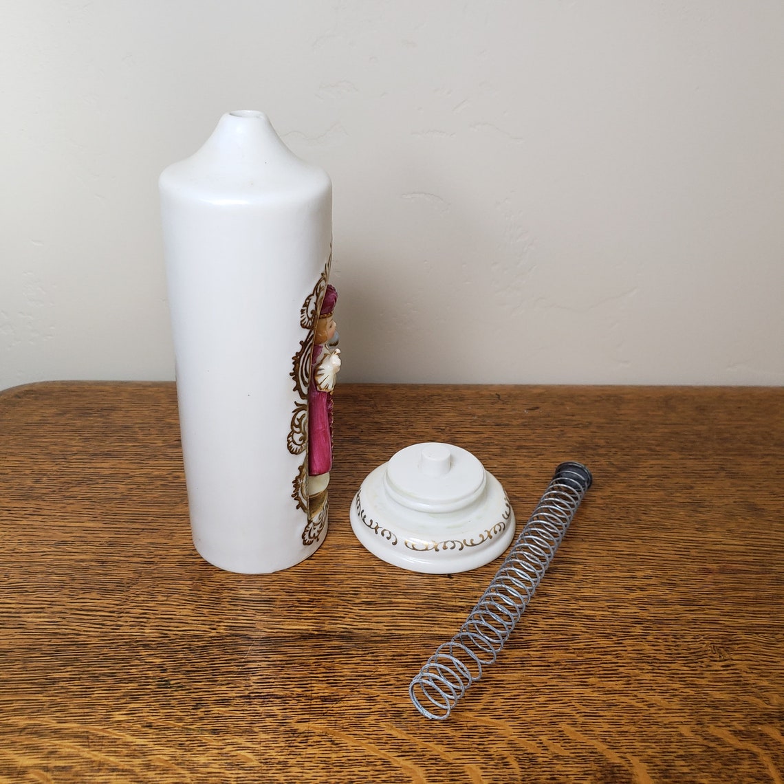 Porcelain Religious Icon Candle Holder by Ardalt Made in - Etsy