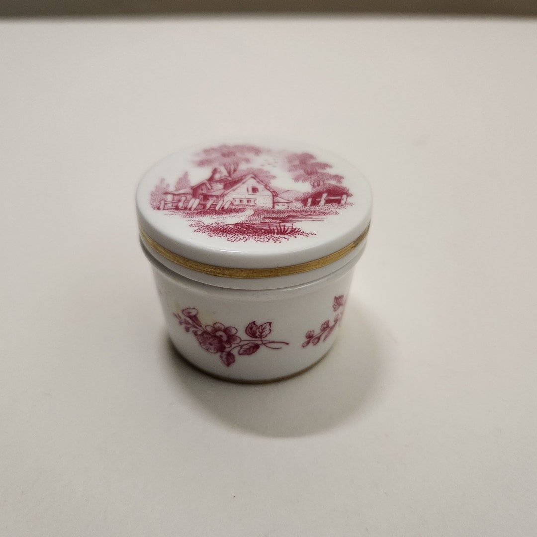 Spode Porcelain Trinket Box - Etsy