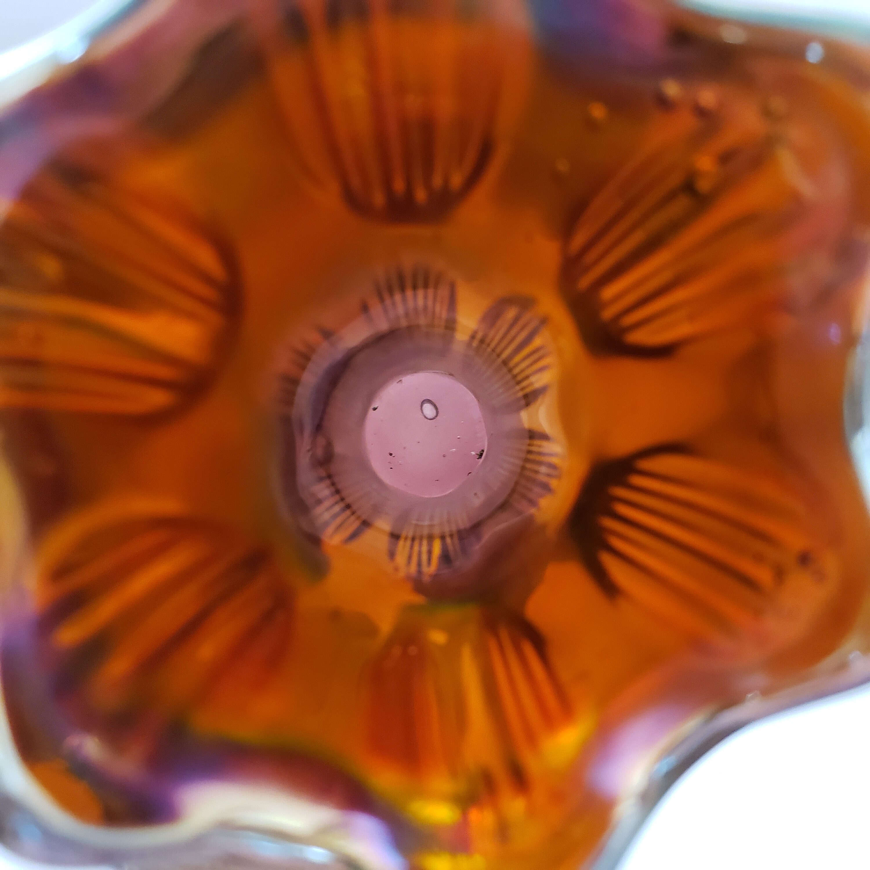 Fenton Diamond and Rib Amethyst Carnival Glass Vases Sold - Etsy