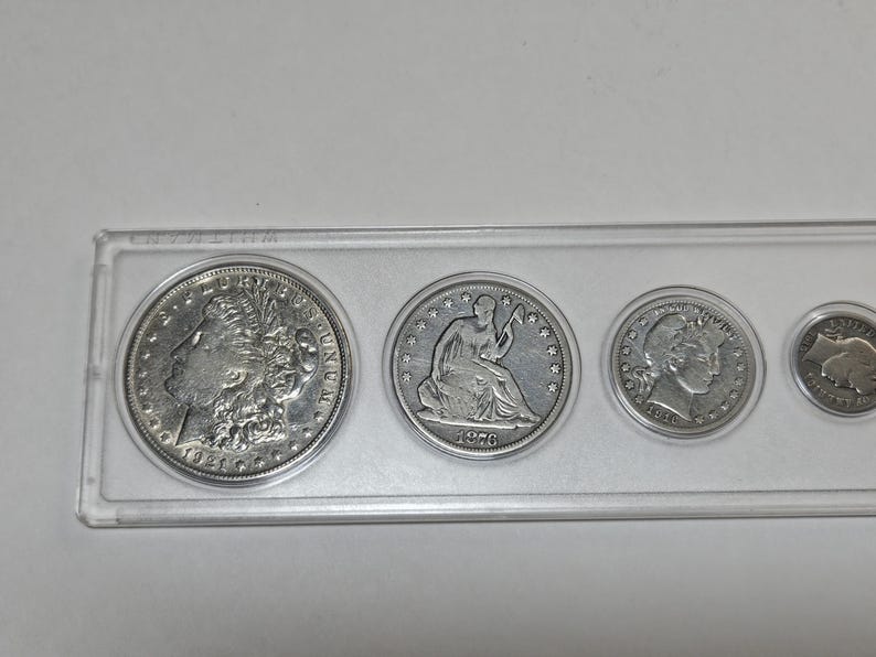 Nice US Coin Type Set in Whitman Plastic Holder and All Over 100 Years ...