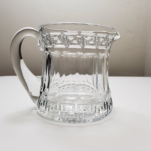 Heisey Glass Greek Key 48 Ounce Pitcher - Etsy