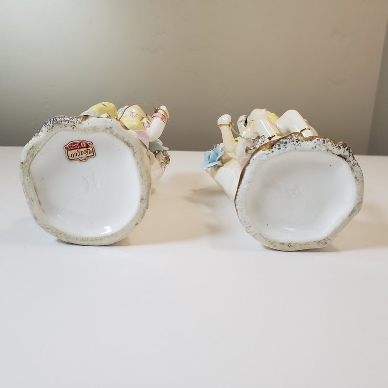 Vintage Children Jumping Rope Figurine Vases by Ucagco - Etsy