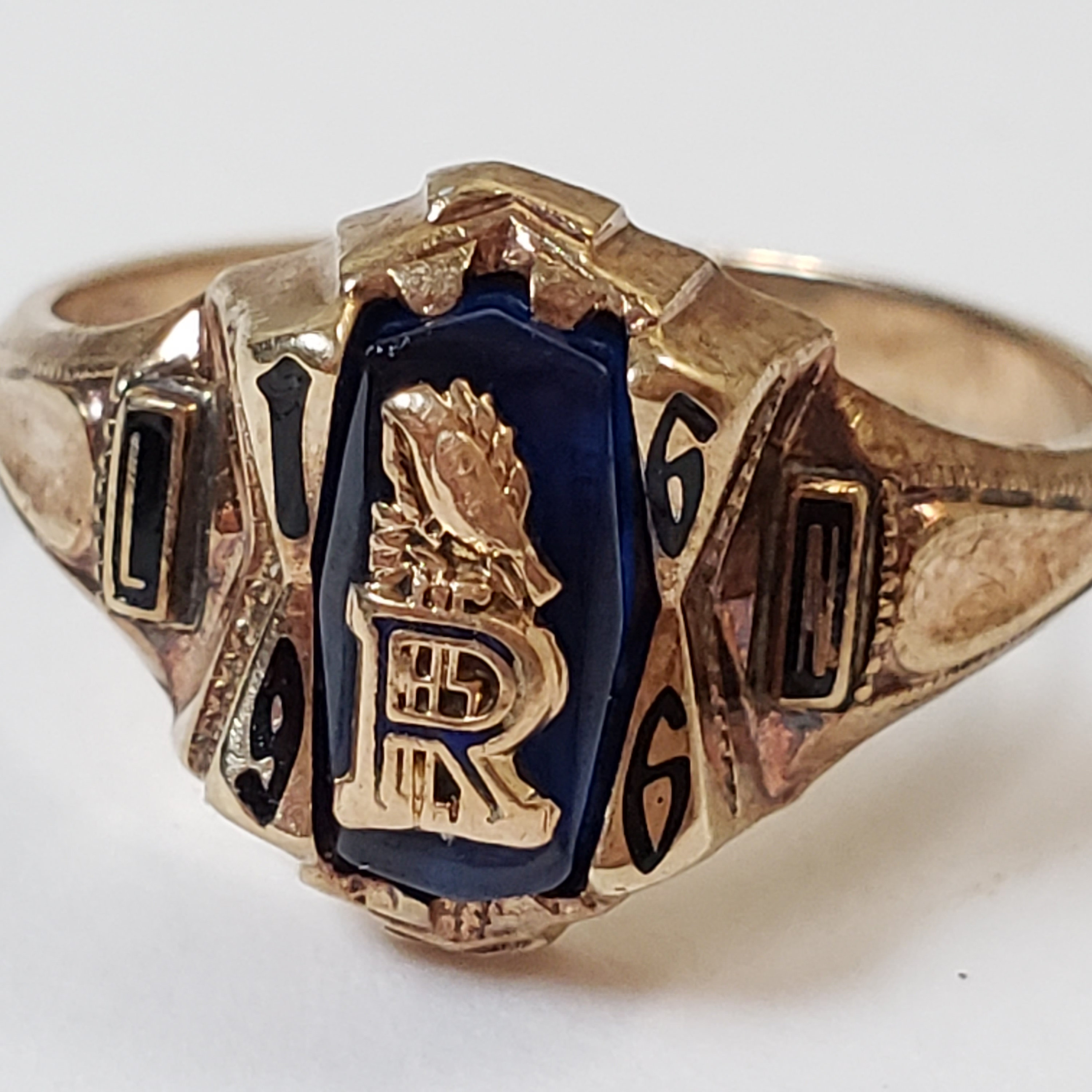 Vintage Balfour 10K Gold Class Ring | Etsy