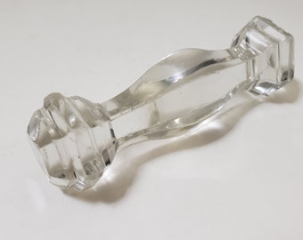 Antique Cut Crystal Knife Rest. Textured Diamond Shapes on - Etsy