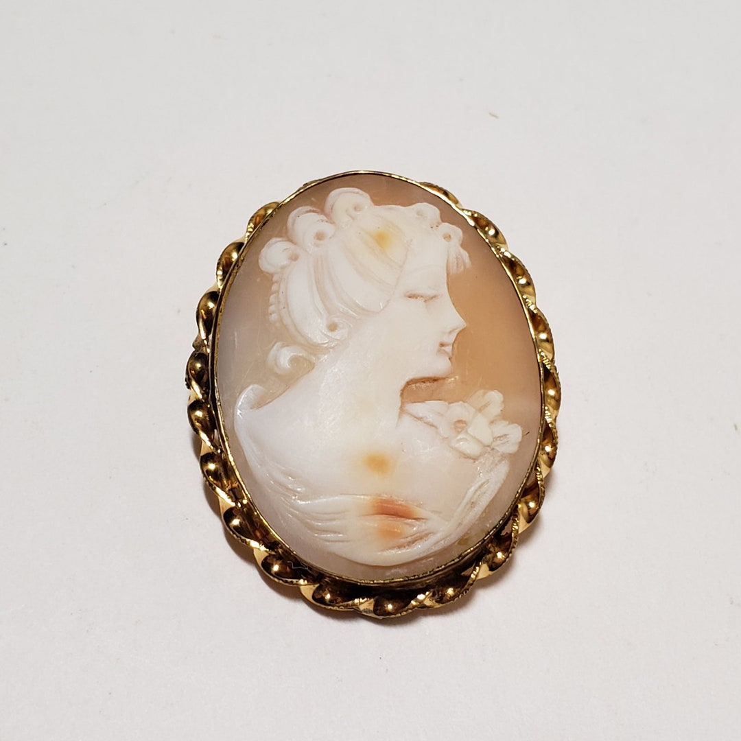 Antique Cameo Brooch/pendant - Etsy