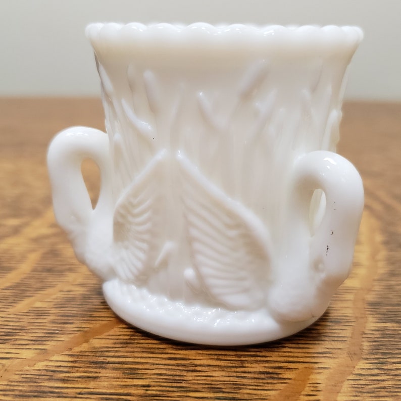 Westmoreland Milk Glass Swan Toothpick - Etsy