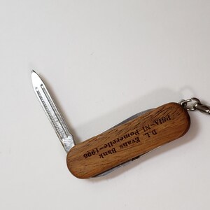 D.L. Evans Bank Knife Key Chain - Etsy