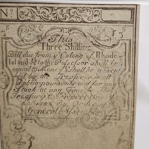 Rhode Island Colonial Note " Reprint" FR#RI-31RP - PMG Graded - Etsy