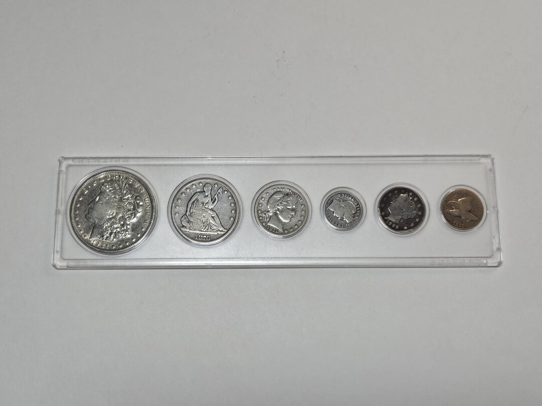 Nice US Coin Type Set in Whitman Plastic Holder and All Over 100 Years ...