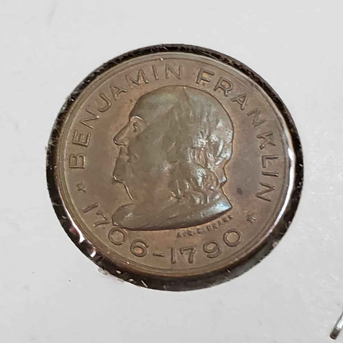 Two 1930s Benjamin Franklin Memorial Souvenir Tokens - Etsy