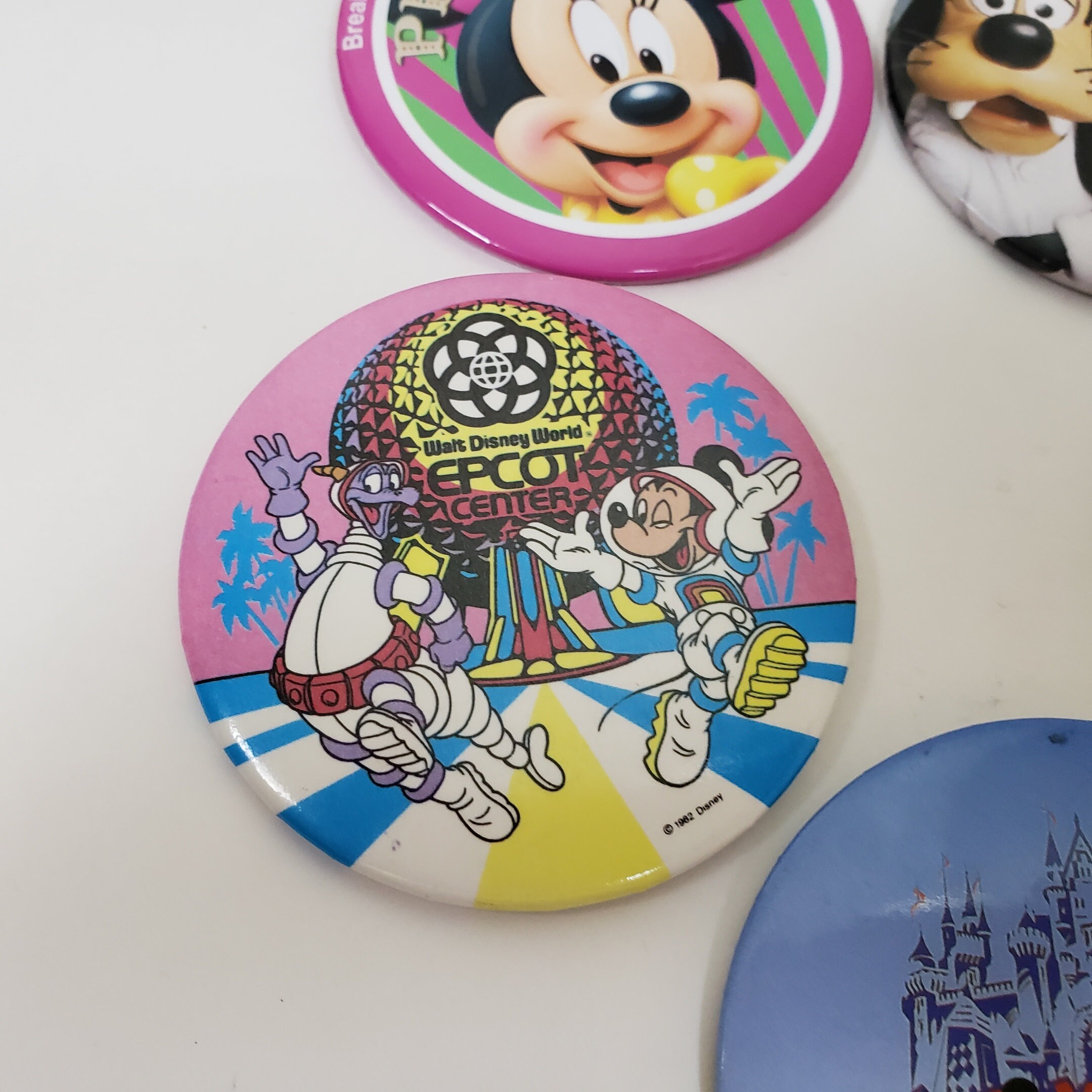 Disneyland & Epcot Center 3 Buttons Set of 5 - Etsy