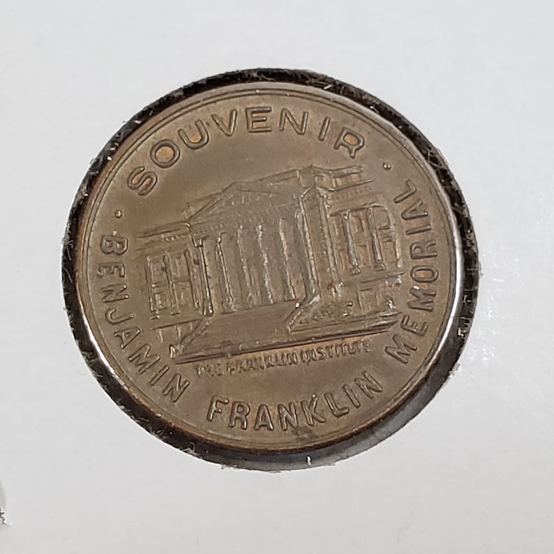 Two 1930s Benjamin Franklin Memorial Souvenir Tokens - Etsy