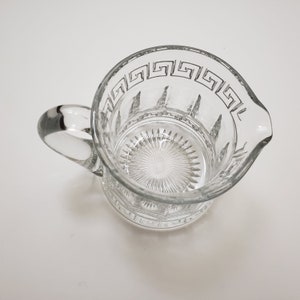 Heisey Glass Greek Key 48 Ounce Pitcher - Etsy