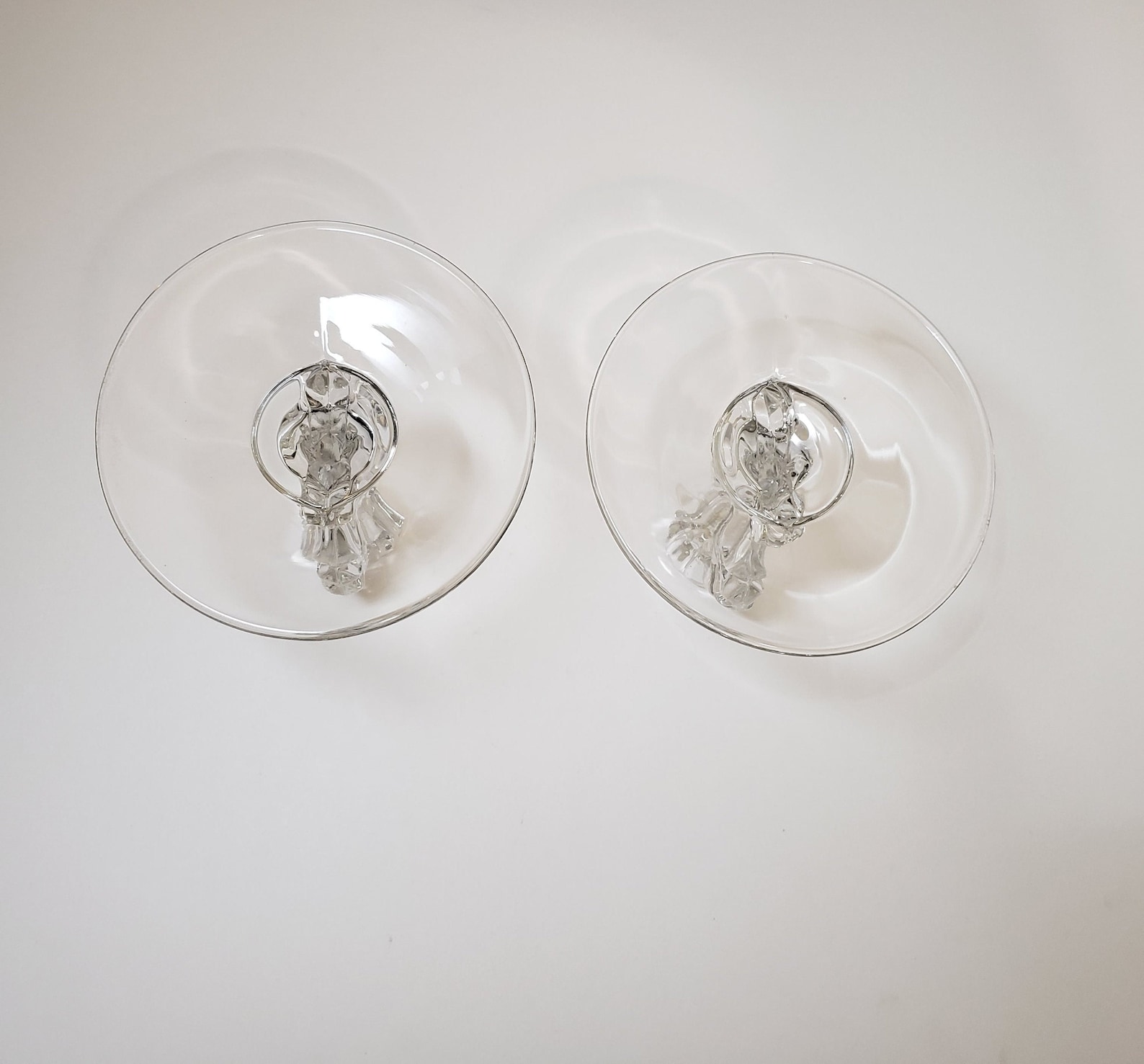 Janice Single Candlestick Set by New Martinsville - Etsy