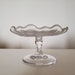 Fostoria Glass Footed Cheese Stand With Chintz Etch - Etsy