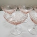 Fostoria Glass Rose Pink June Low Sherbet Glasses - Set of 5 - Etsy