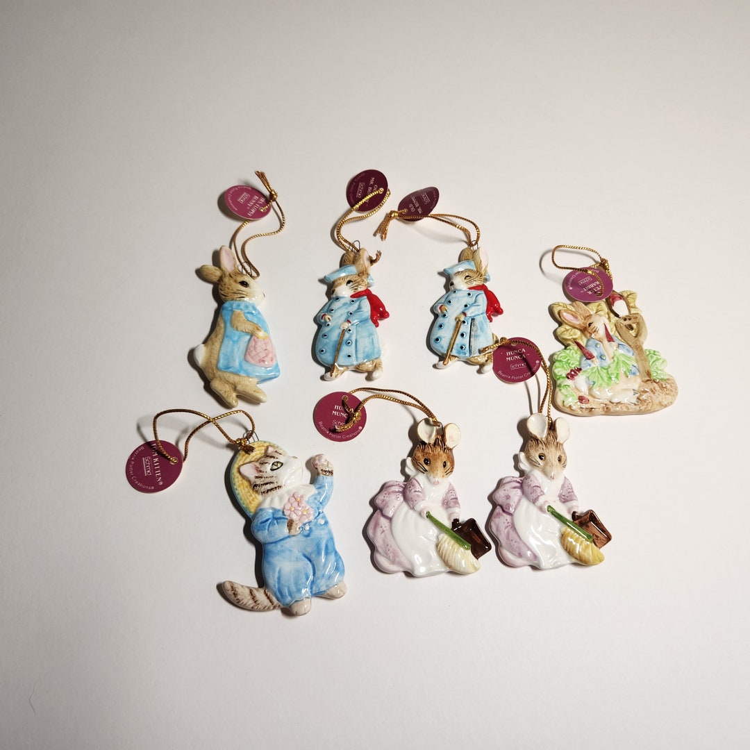 Beatrix Potter Ornaments Made by Schmidt - Etsy