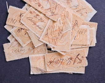 Old US Stamps, 1857-1902 Mixed Collection of Used Stamps, Scott 30A-307 ...