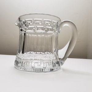 Heisey Glass Greek Key 48 Ounce Pitcher - Etsy
