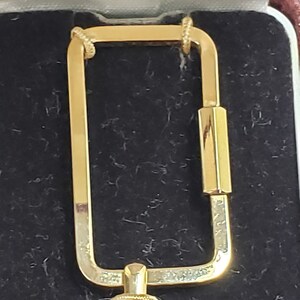 Anson Gold Tone Key Ring - Etsy