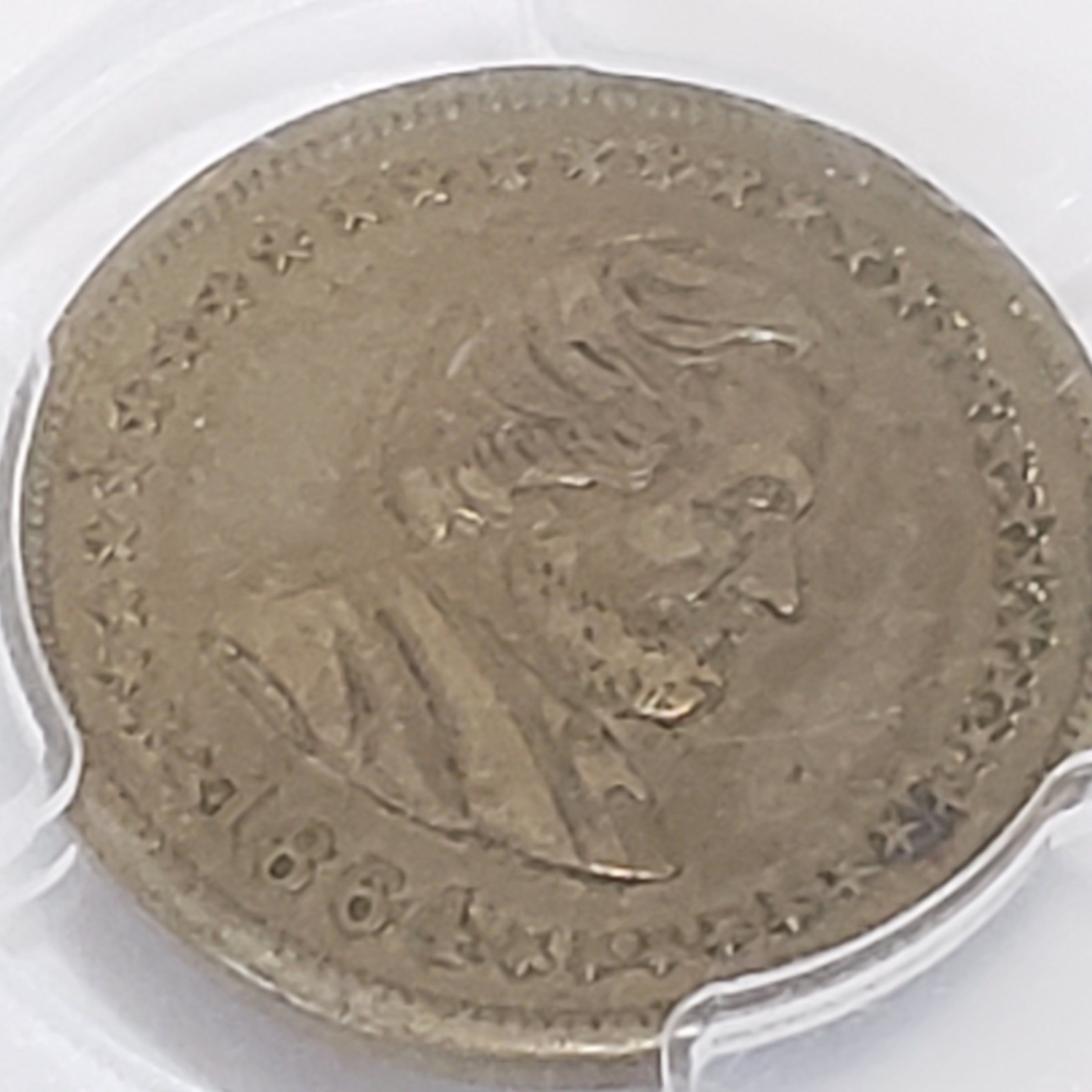 1864 Lincoln & Union Brass Civil War Token F-128/289 PCGS XF45 | Etsy