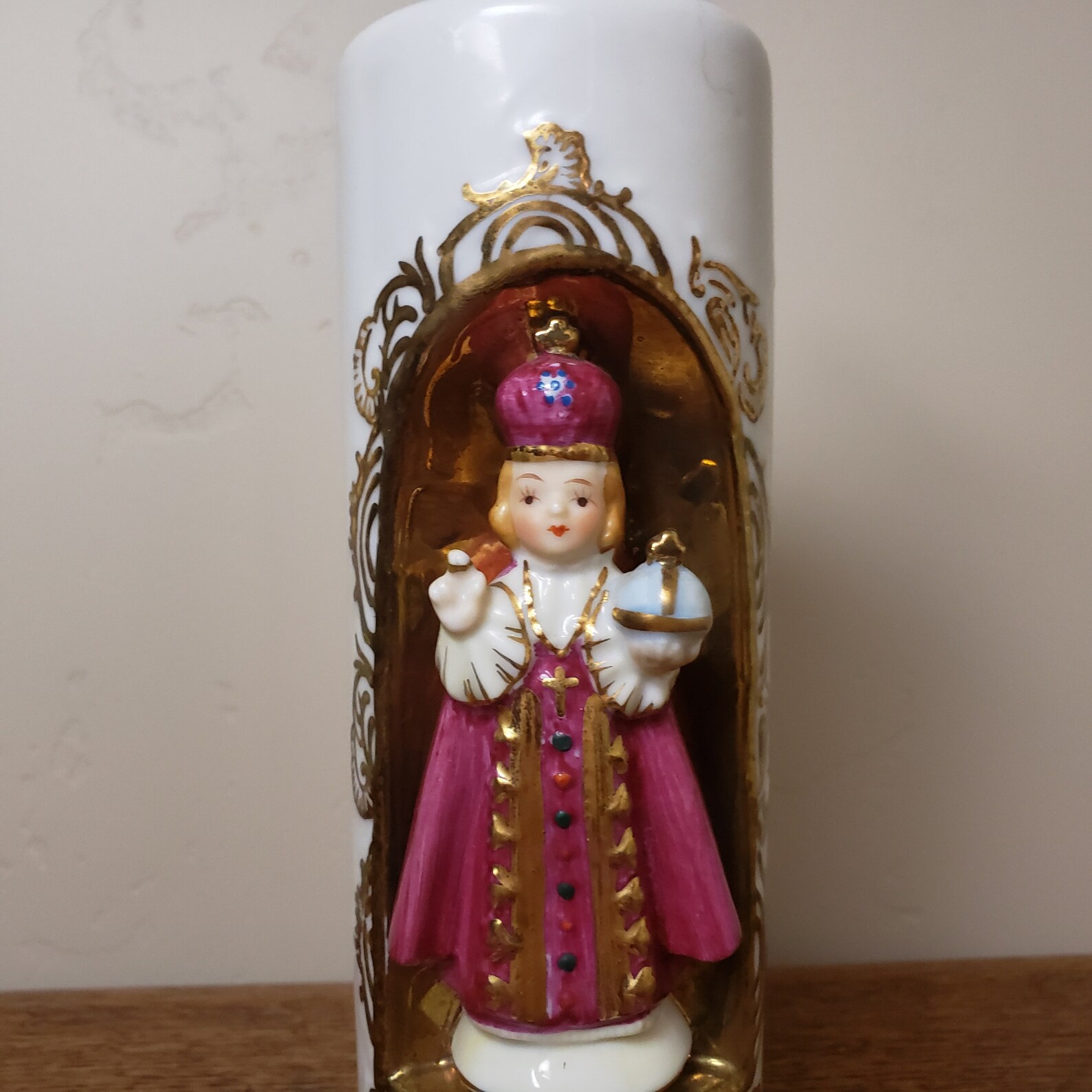 Porcelain Religious Icon Candle Holder by Ardalt Made in - Etsy