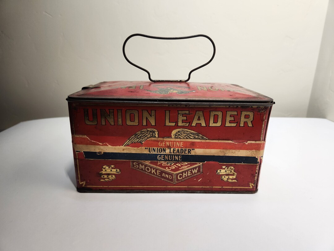 Union Leader Tobacco Tin - Etsy