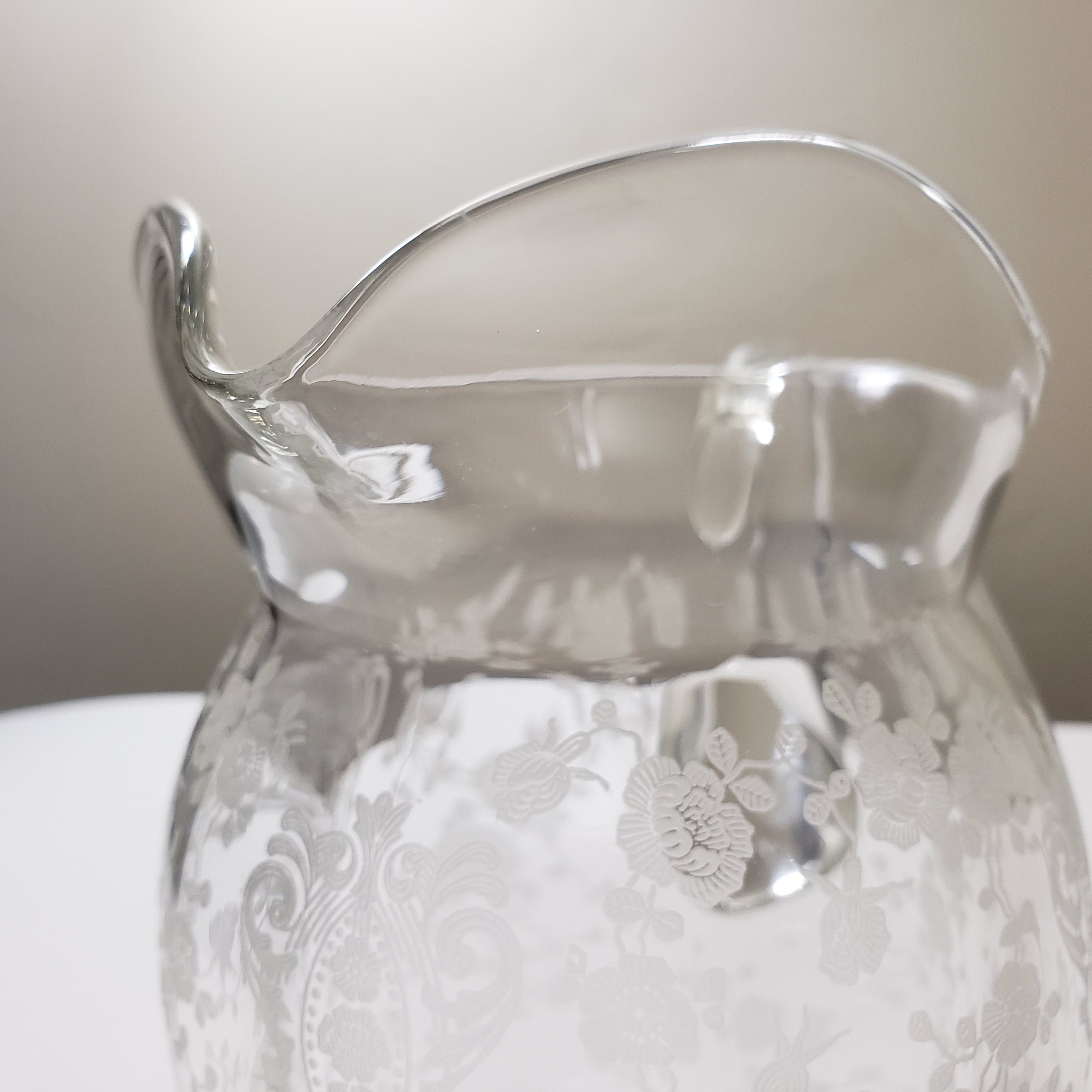 Cambridge Rose Point 6 3900/118 32 Ounce Jug - Etsy