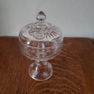 EAPG Covered Compote - Esther by Riverside Glass Works - Etsy