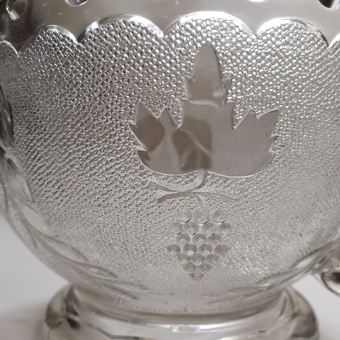 EAPG Stippled Grape Festoon Water Pitcher - Etsy