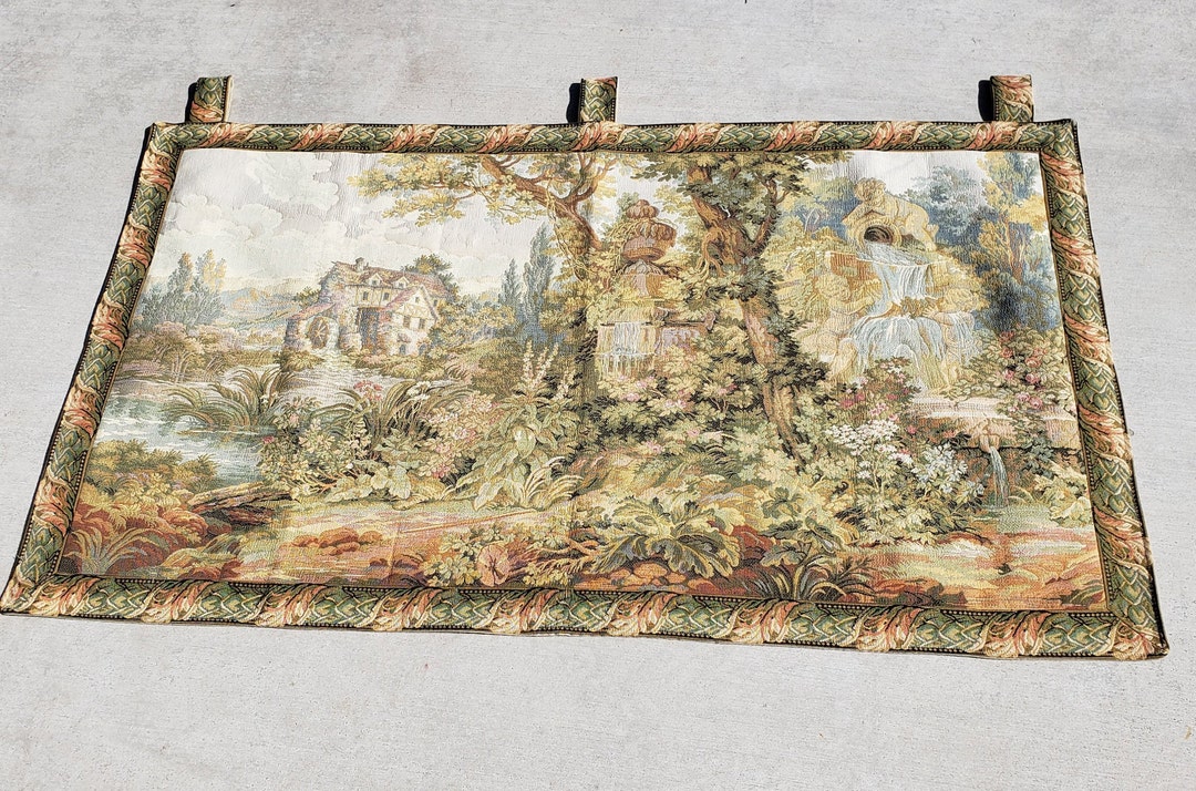 Old Mill Tapestry Wall Hanging - Etsy