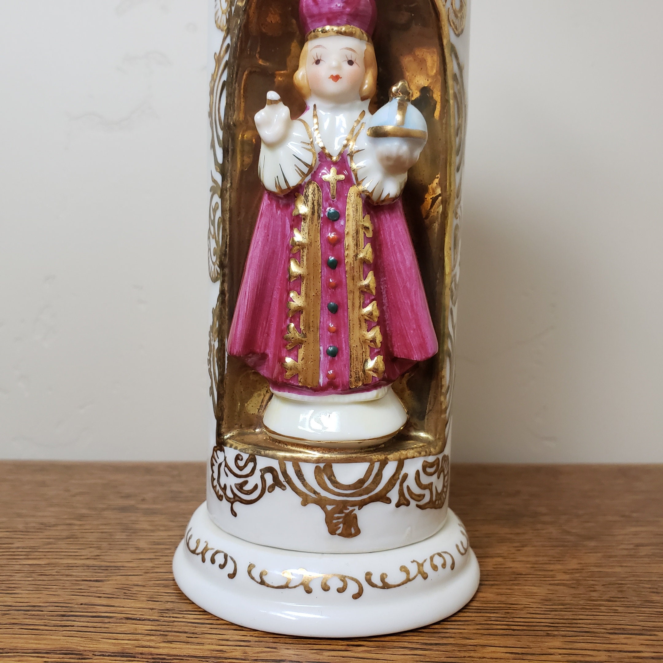 Porcelain Religious Icon Candle Holder by Ardalt Made in - Etsy