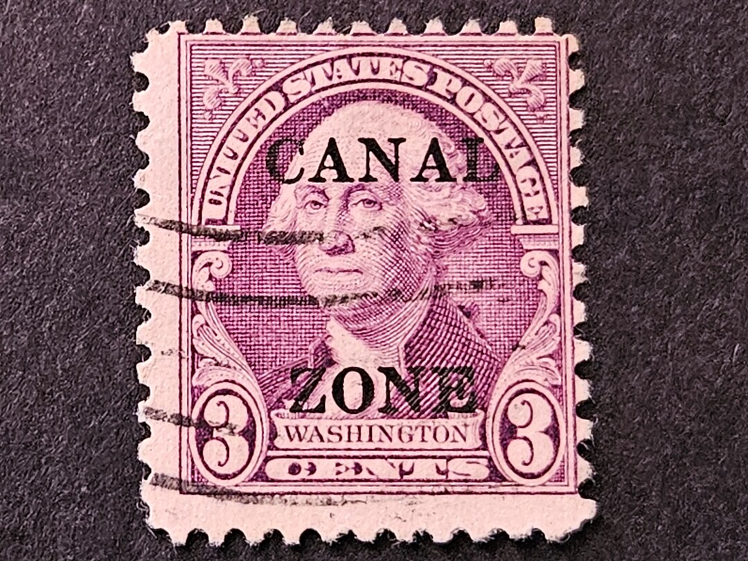 1932 Scott Stamp # 720 A226 Washington 3 Cent Stamp With Canal Zone ...