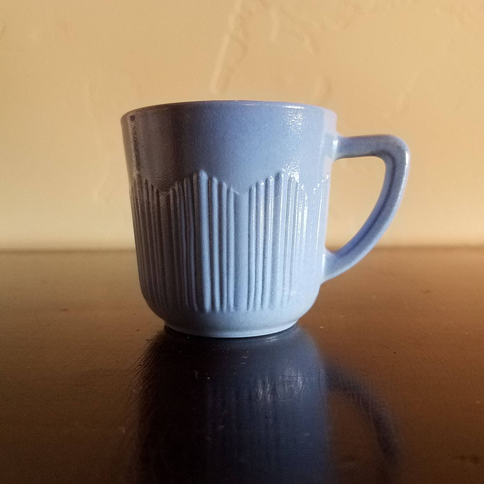 Blue Ceramic Childs Cup - Etsy