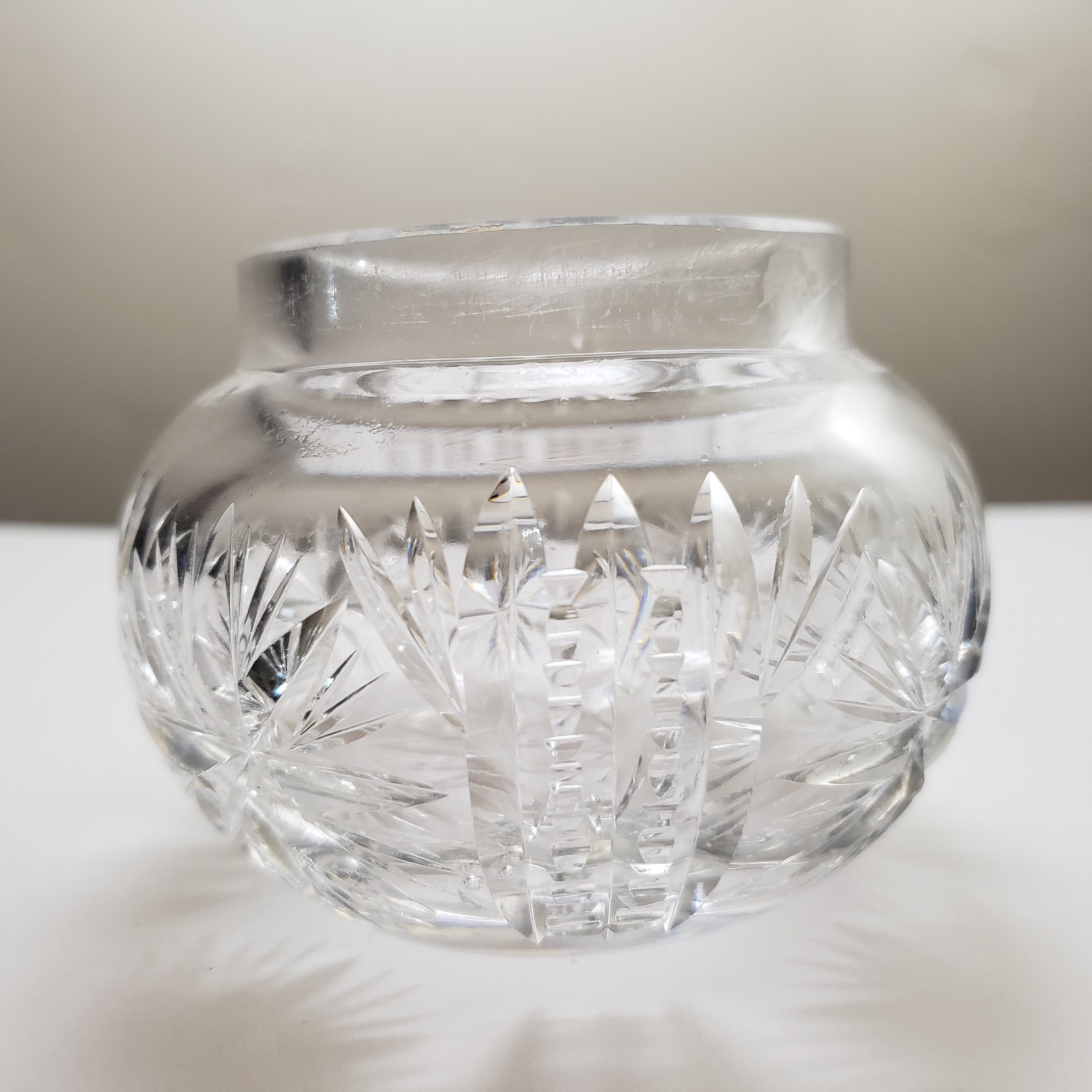 Cut Crystal Vanity Jar - Etsy