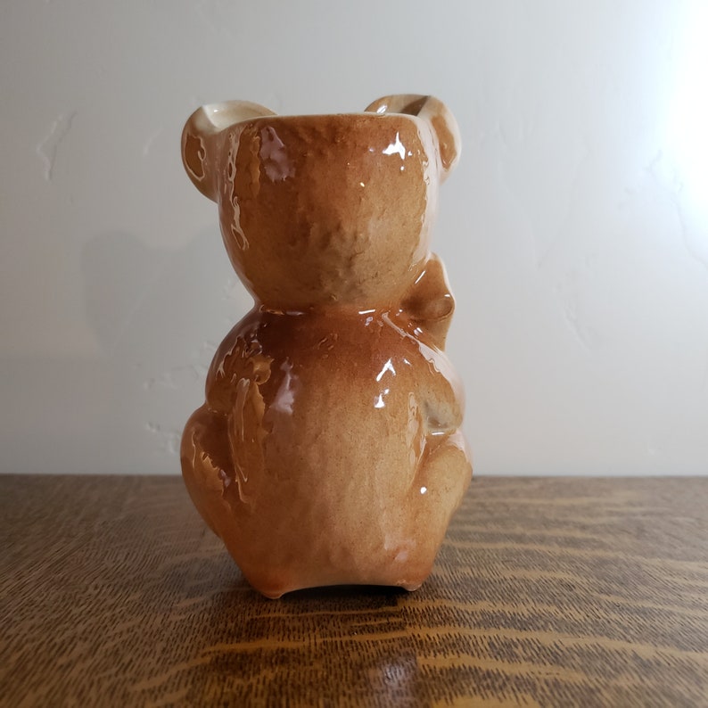 Royal Copley Ceramic Teddy Bear Vase - Etsy