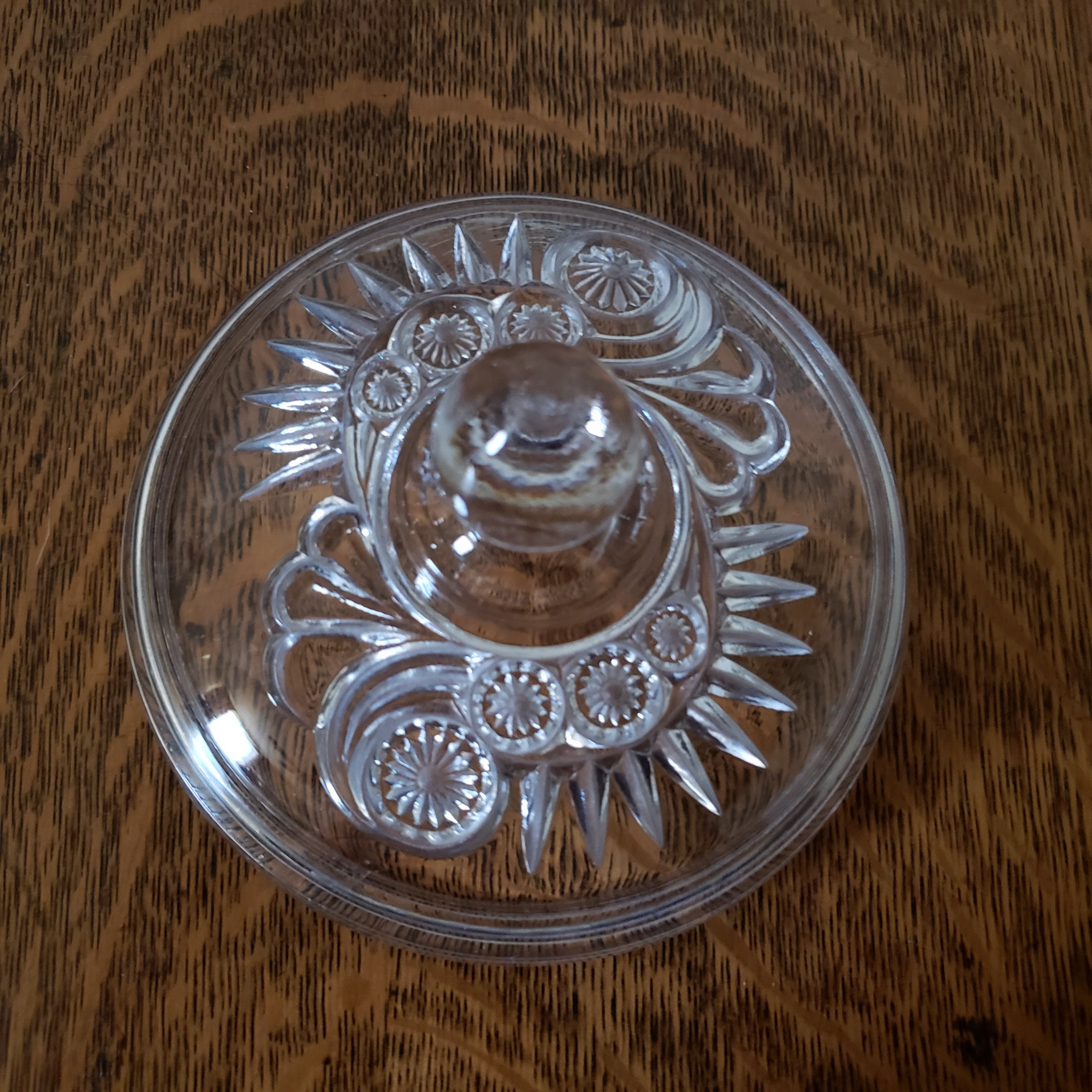 EAPG Covered Compote - Esther by Riverside Glass Works - Etsy