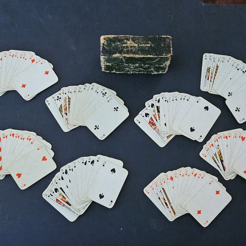 Miniature Playing Cards - Etsy