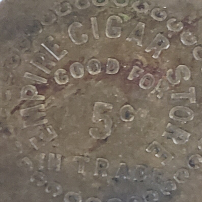 Antique Empire Cigar Store Token | Etsy