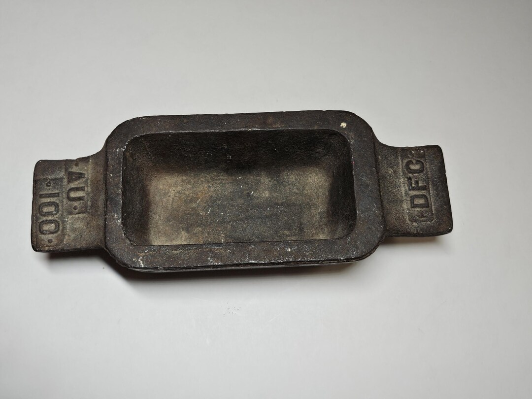 Antique 100 AU DFC Gold Bar Mold - Etsy