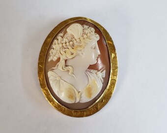 Antique Athena Cameo | Etsy