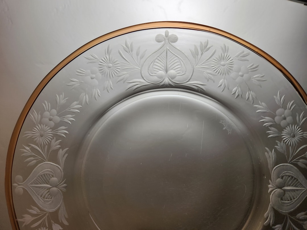 Steuben Cut Glass 8 5/8" Luncheon Plates - Set of 8 - Etsy