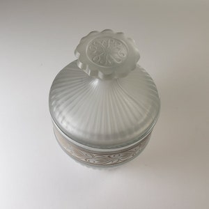 Lidded Jar for Candy, Trinkets or Powder, or Footed Jar, Candle Holder ...
