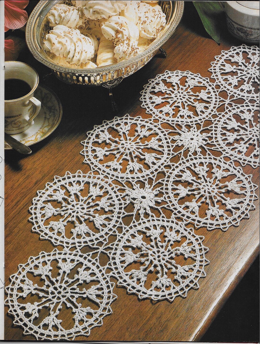 Crochet Vintage Doily Pattern, Crochet Antique Doily Pattern, Easy ...