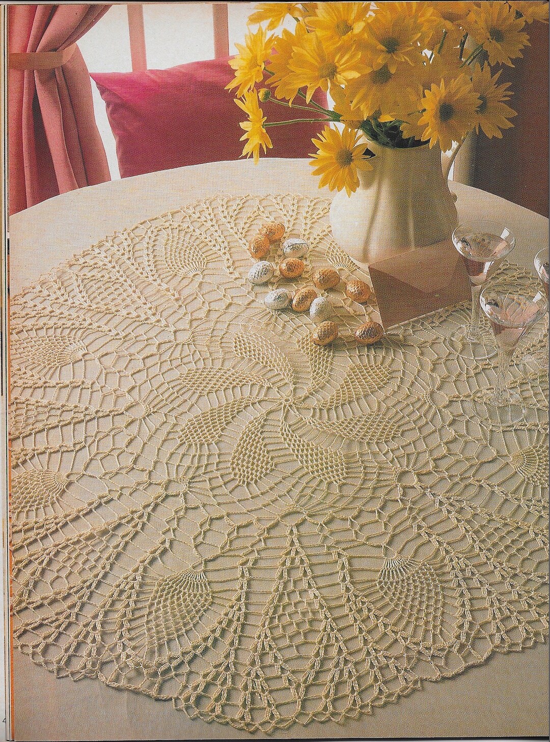 Crochet Vintage Doily Pattern, Crochet Antique Doily Pattern, Easy ...
