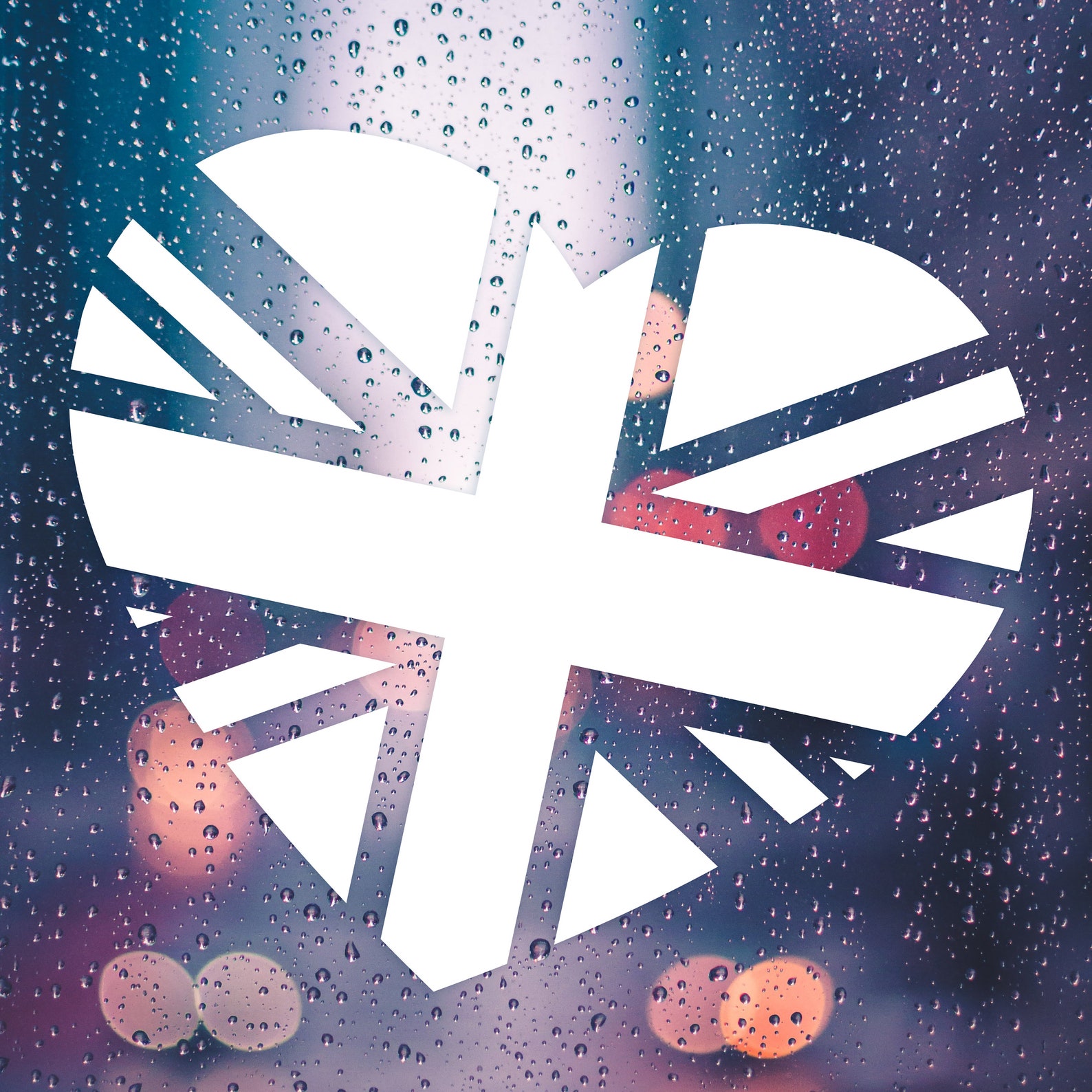 I Love the UK British Heart Vinyl Decal Sticker England - Etsy