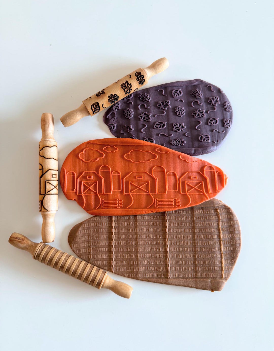 Fall Themed Playdough Roller Bundle | Harvest, Farm and Autumn Leaves ...