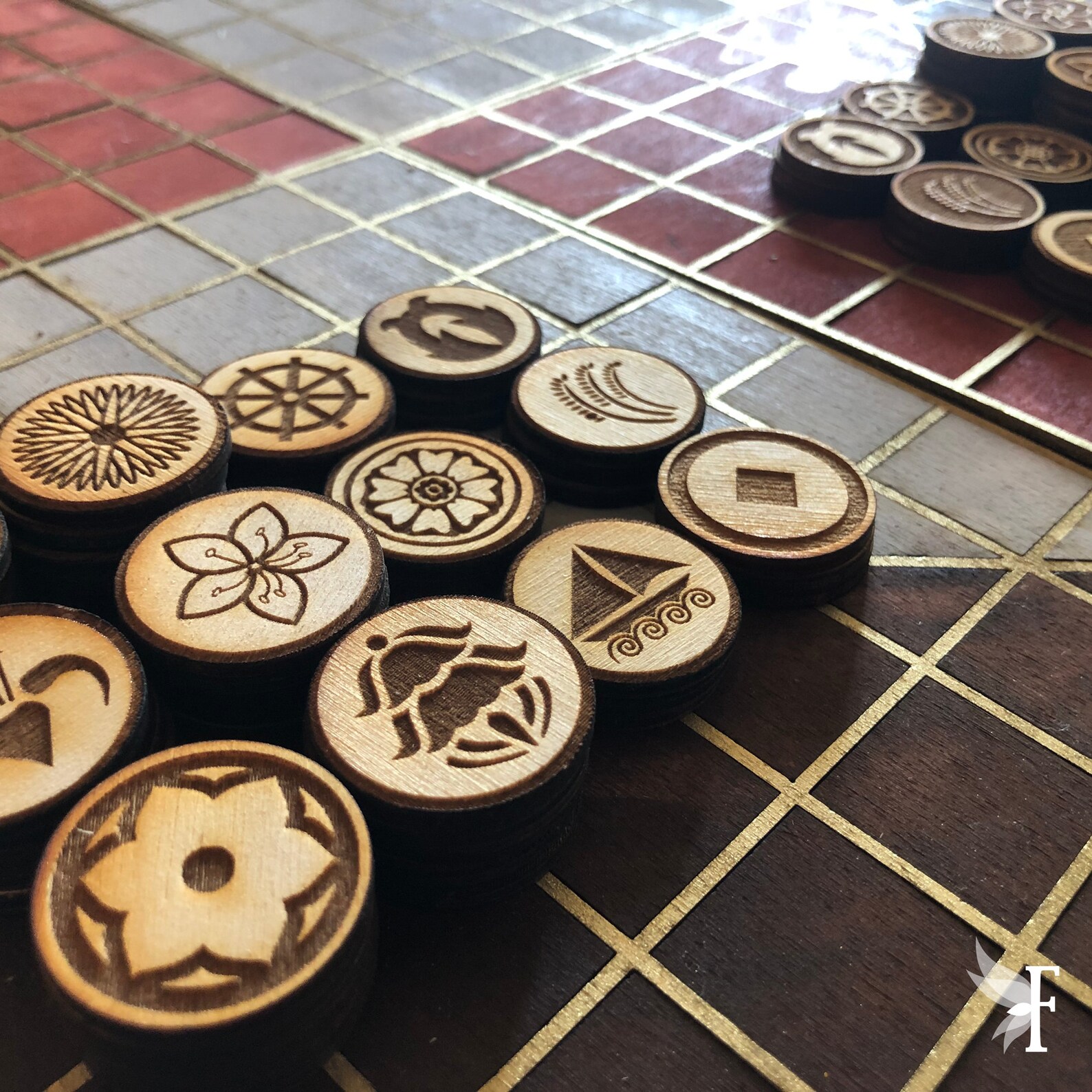 Pai Sho Tiles Traditional Style | Etsy